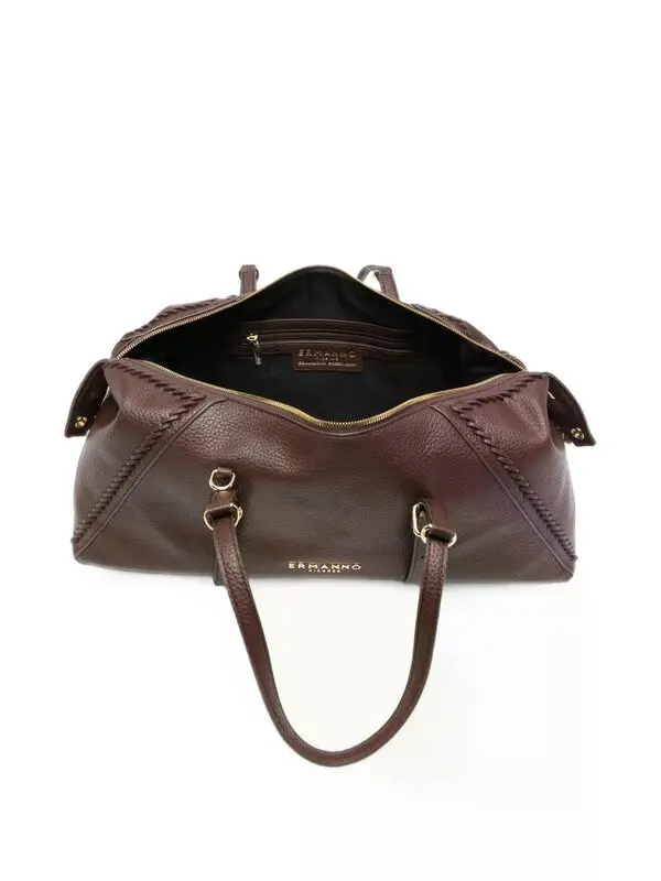 ERMANNO FIRENZE Large Braided-trim Tote Bag