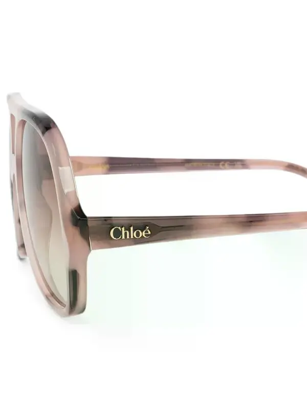 Chloé Salomé Pilot-frame Sunglasses