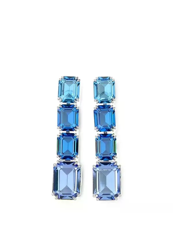 SWAROVSKI Millenia Crystal-embellished Drop Earrings - Silver