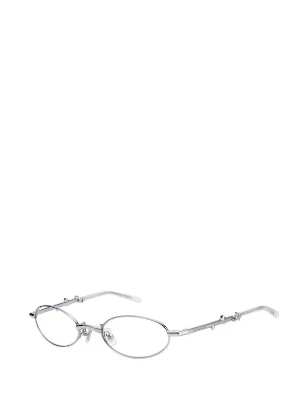 GENTLE MONSTER Radi Oval-frame Glasses - Silver