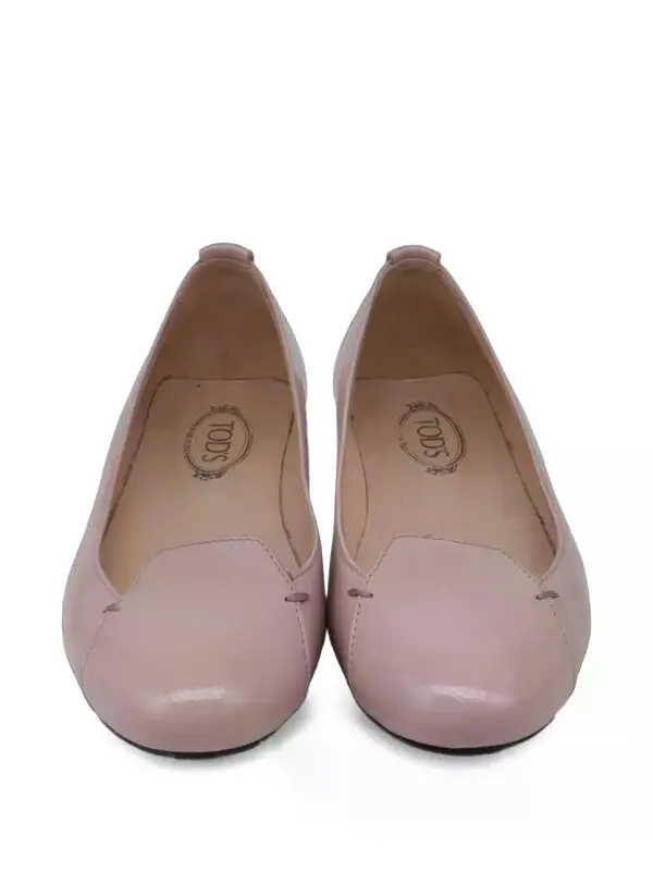 TOD'S Round-toe Patent Ballet Flats