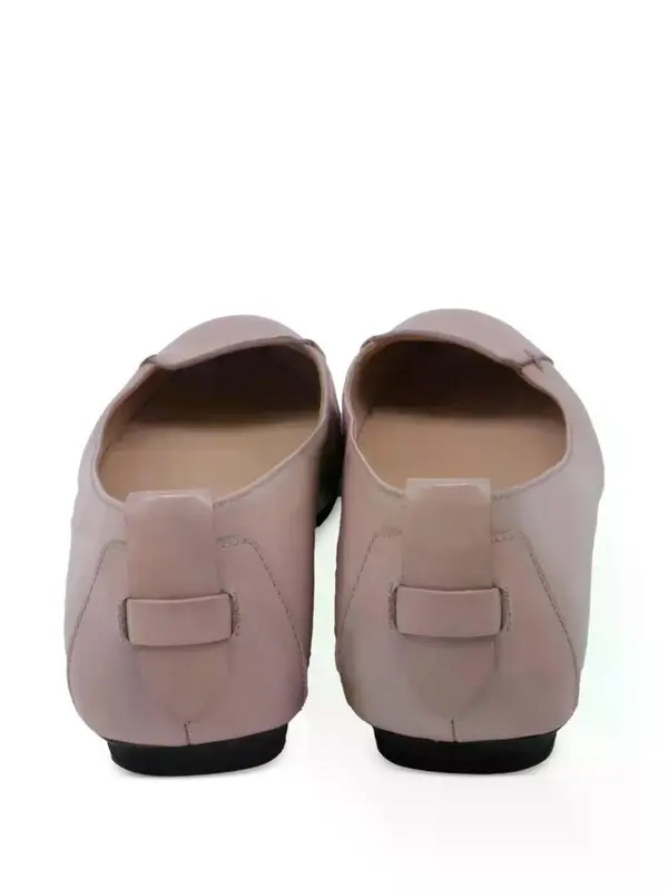 TOD'S Round-toe Patent Ballet Flats