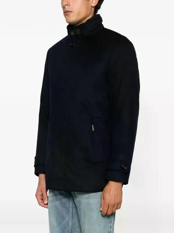 MOORER Button-up High-neck Jacket