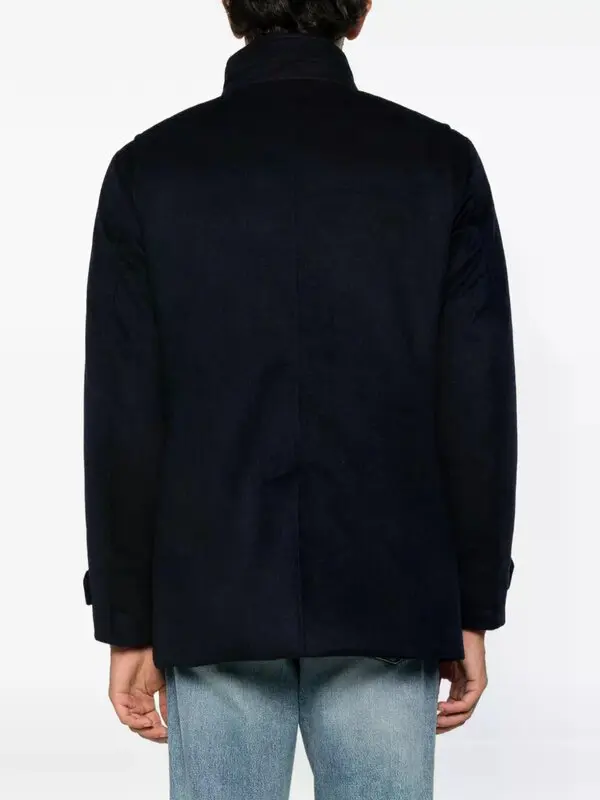 MOORER Button-up High-neck Jacket