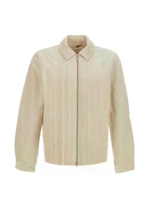 LES DEUX Corduroy Zip-up Jacket