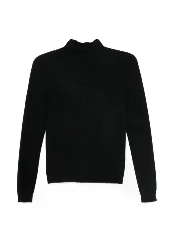 VELA SHOP High-neck Ribbed-trim Sweater