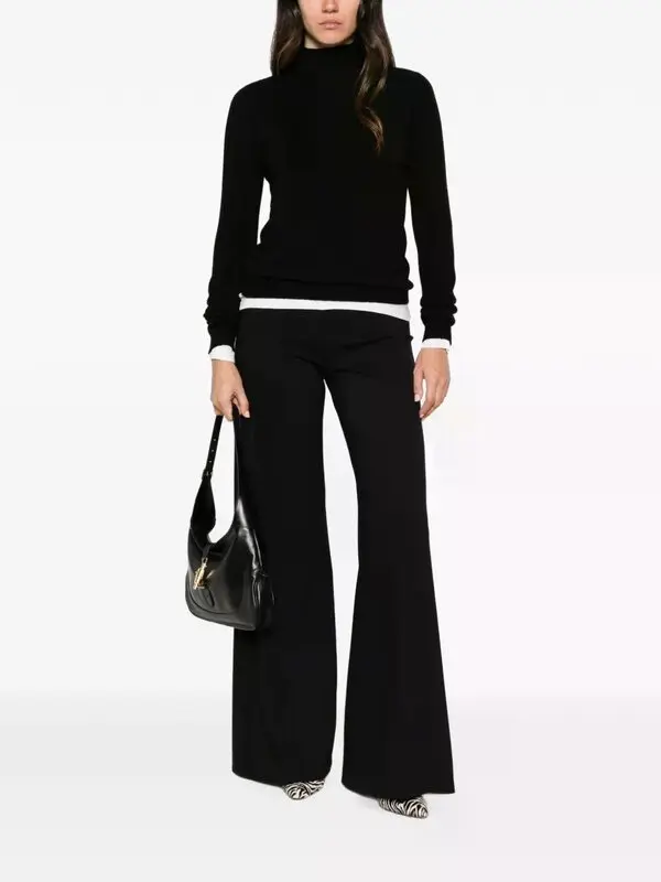 VELA SHOP High-neck Ribbed-trim Sweater