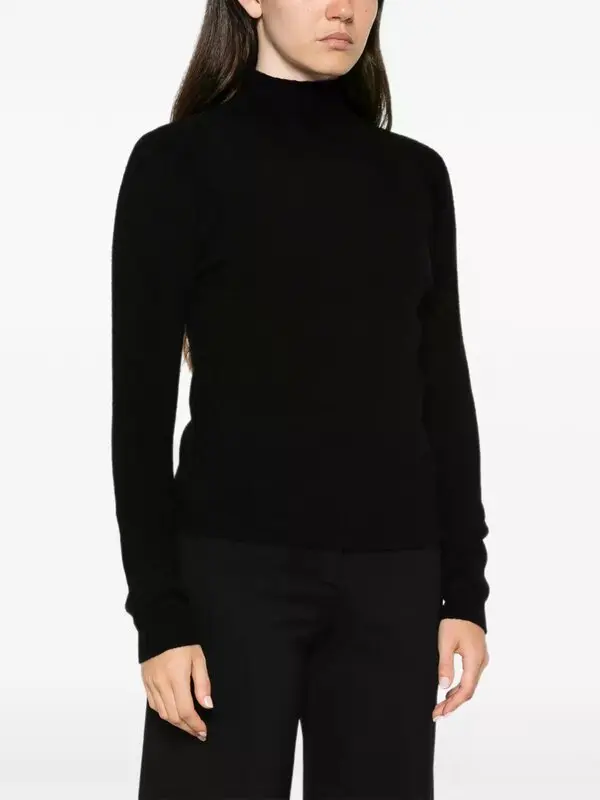 VELA SHOP High-neck Ribbed-trim Sweater