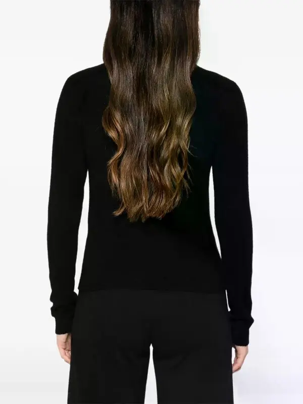 VELA SHOP High-neck Ribbed-trim Sweater
