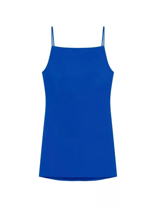 Givenchy Sliced Mini Dress In Crepe Cady - Blue