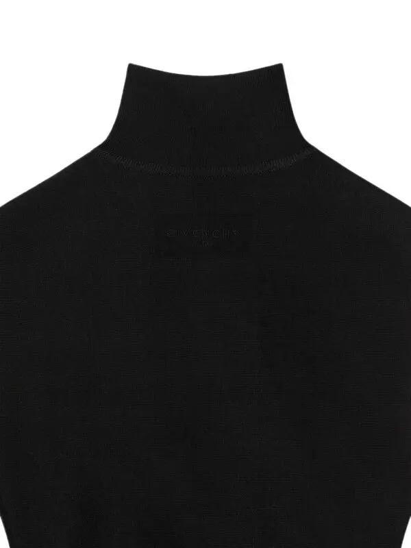 Givenchy Mini Dress With Flared Skirt In Wool Viscose