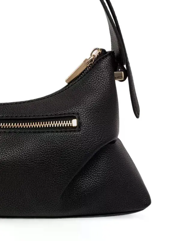 Guess Suzy Logo-plaque Pebbled Shoulder Bag
