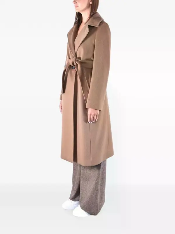 Max Mara Double-breasted Belted Coat