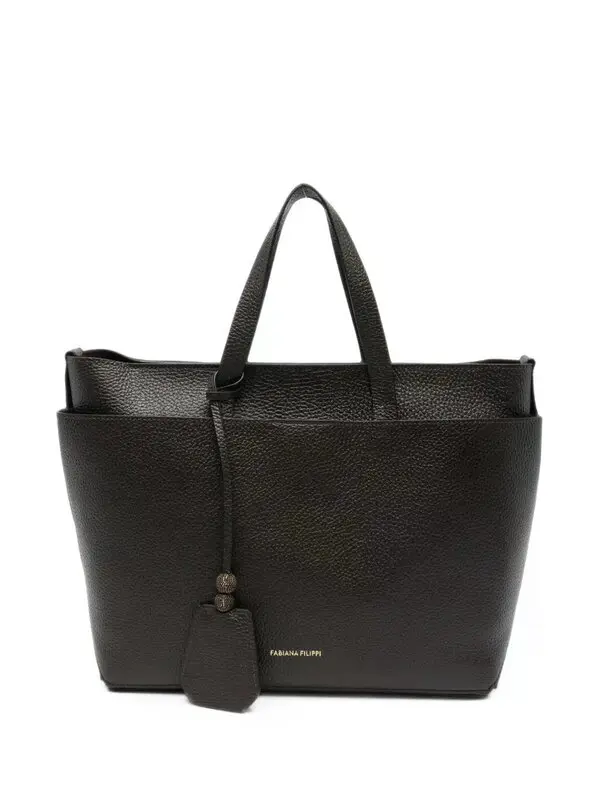 Fabiana Filippi Grained Leather Tote Bag