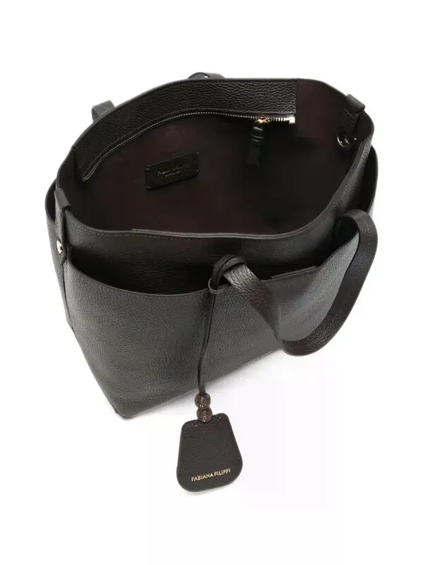 Fabiana Filippi Grained Leather Tote Bag
