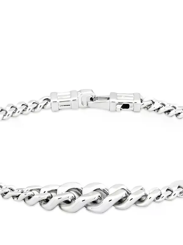 Tom Wood Dean Curb-chain Bracelet - Silver