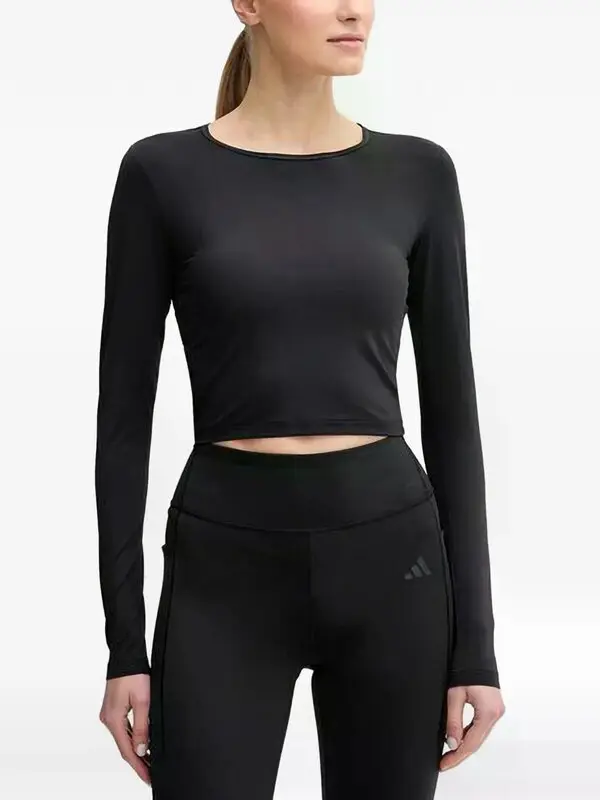 CASALL Long-sleeve Cropped Top