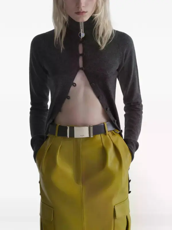 MUGLER Cashmere Open Cardigan