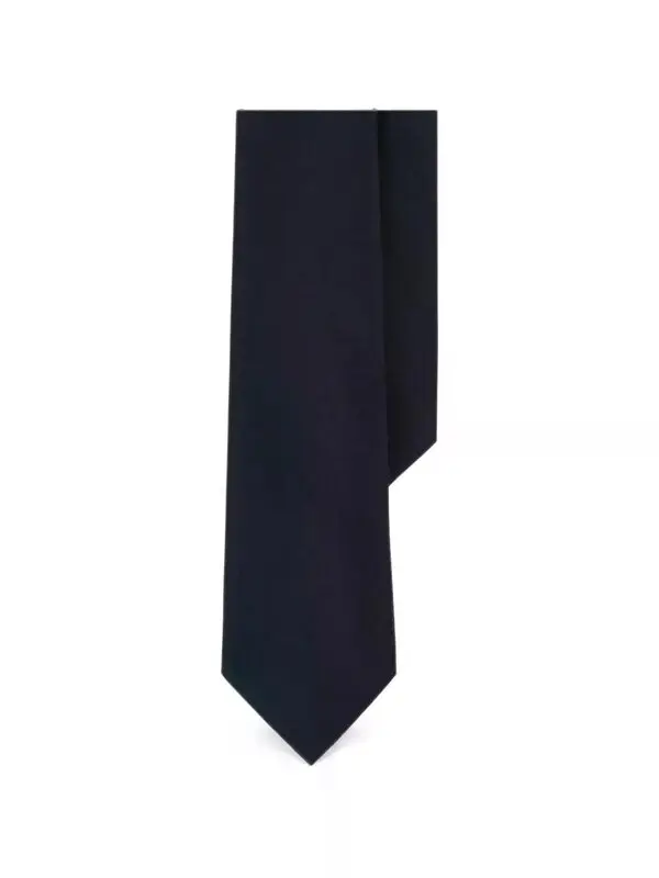 Boggi Milano Tie In Wool-cashmere - Blue