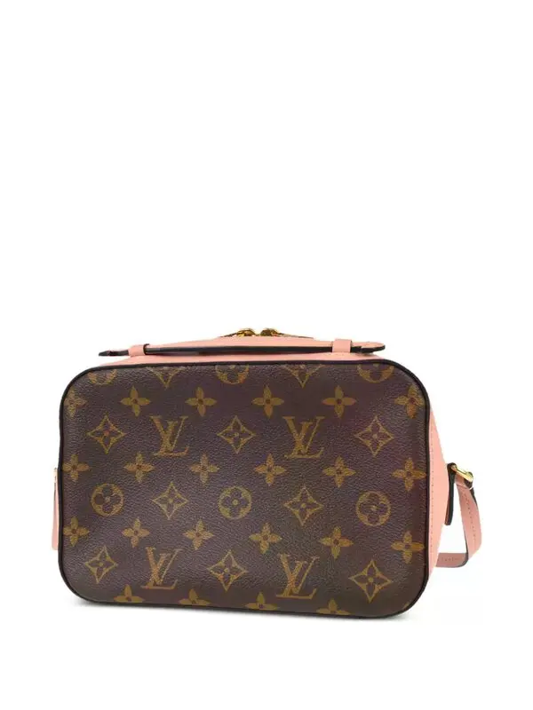 LOUIS VUITTON 2018 Monogram Saint-onge Shoulder Bag - Brown