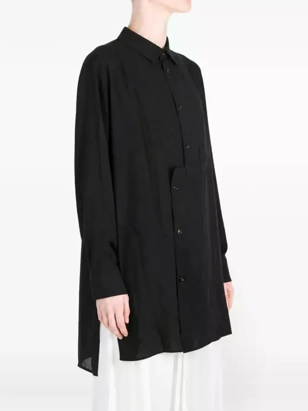 Y’s Patchwork Long-sleeve Shirt