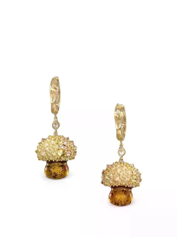 ANABELA CHAN Amber Virosa Diamond Earrings