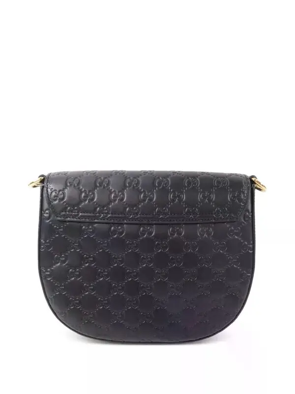 Gucci Gg Supreme Leather Shoulder Bag