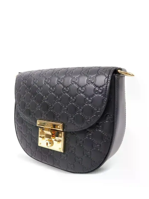 Gucci Gg Supreme Leather Shoulder Bag
