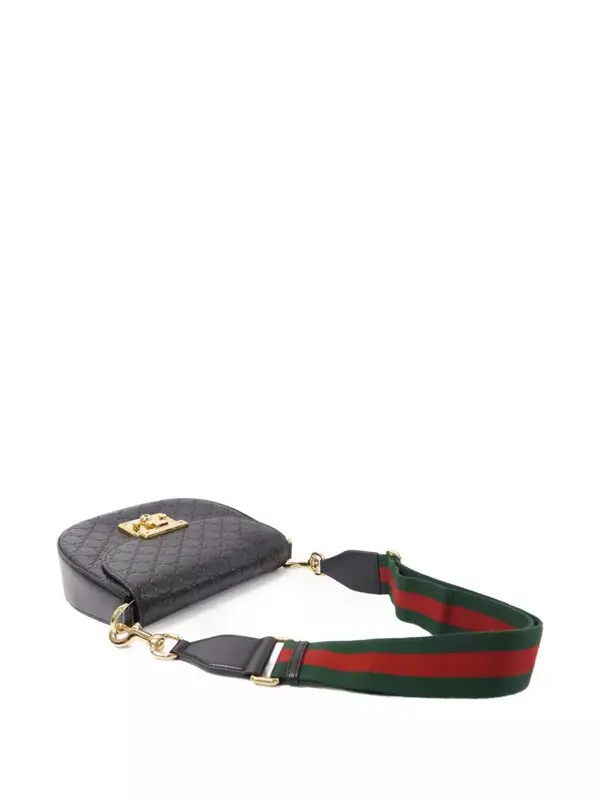 Gucci Gg Supreme Leather Shoulder Bag