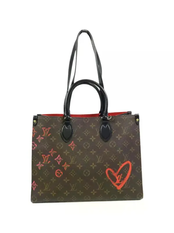 LOUIS VUITTON Mm Onthego Fall In Love Two-way Tote Bag