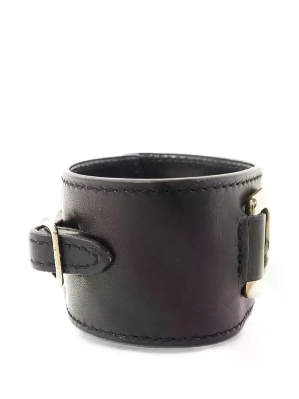 Hermès 2004 Pavane Leather Bracelet