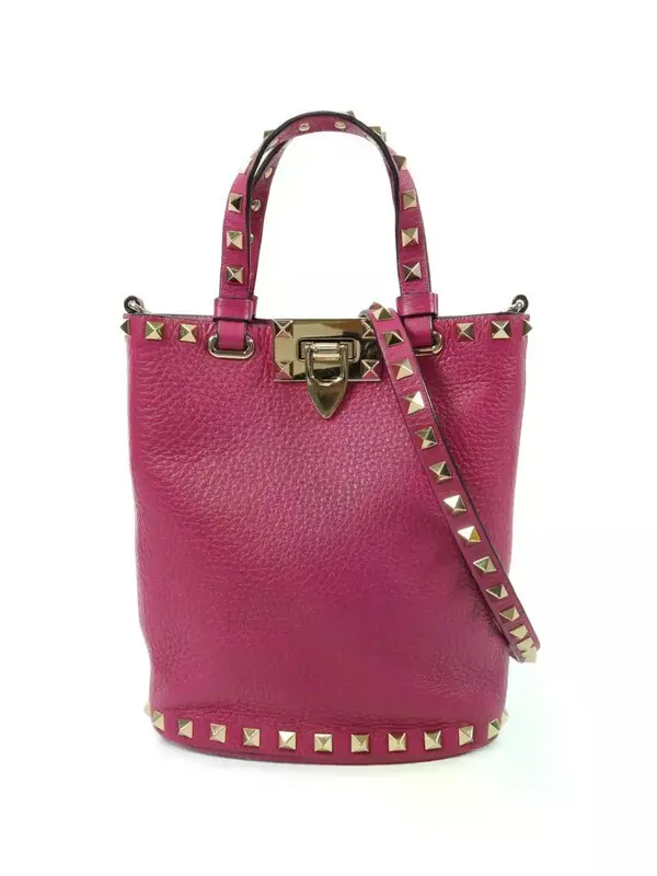 Valentino Garavani Leather Tote Bag - Pink