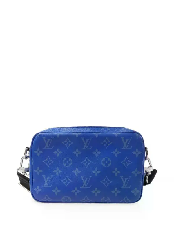 LOUIS VUITTON Monogram Alpha Shoulder Bag - Blue