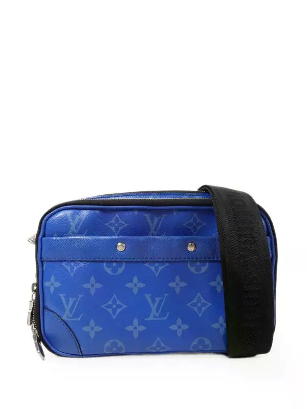LOUIS VUITTON Monogram Alpha Shoulder Bag - Blue