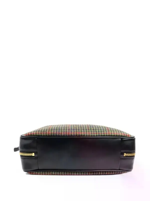 Miu Miu Check-pattern Wool Handbag