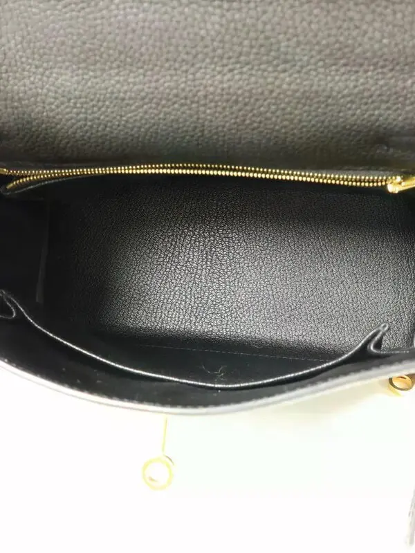 Hermès Kelly 25 Togo Tote Bag - Black