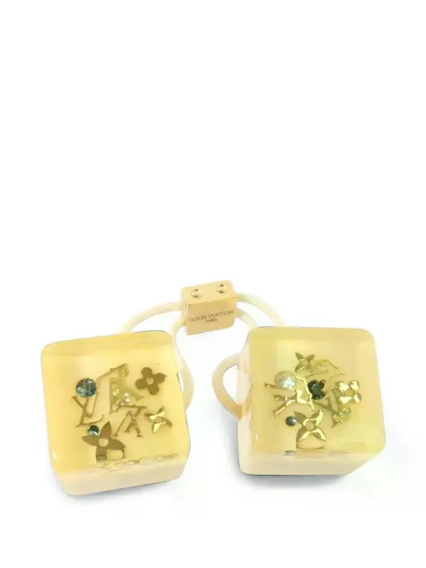 LOUIS VUITTON Hair Cube Hair Tie