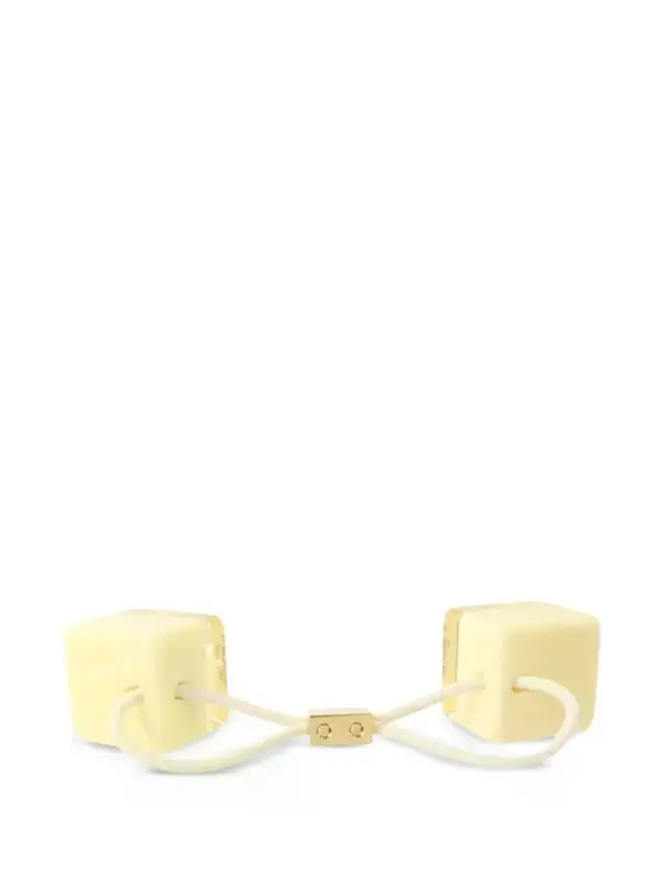 LOUIS VUITTON Hair Cube Hair Tie - Yellow