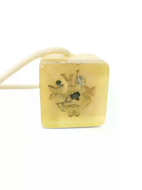 LOUIS VUITTON Hair Cube Hair Tie - Yellow