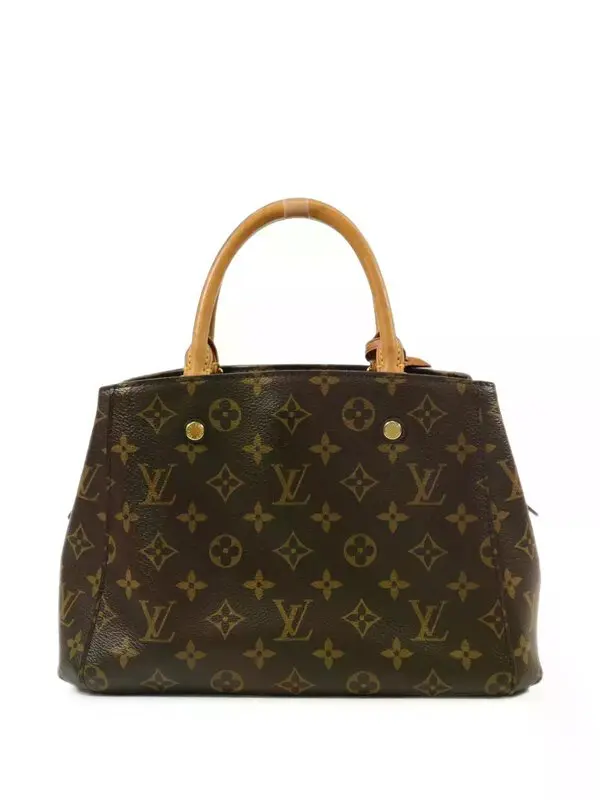 LOUIS VUITTON Bb Montaigne Monogram Tote Bag