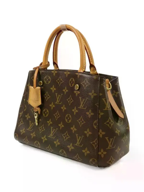 LOUIS VUITTON Bb Montaigne Monogram Tote Bag