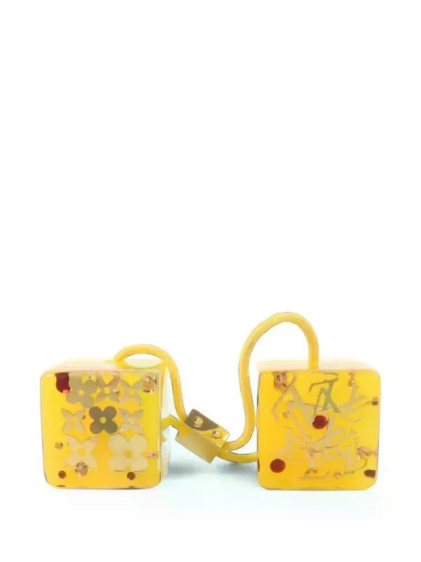 LOUIS VUITTON Monogram Hair Cubes Hair Ties