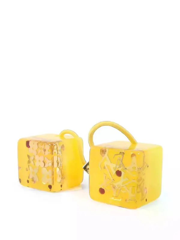 LOUIS VUITTON Monogram Hair Cubes Hair Ties