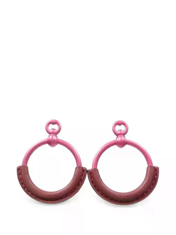 Hermès Loop Earrings - Pink