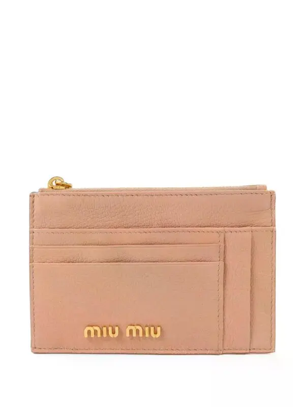 Miu Miu Logo-plaque Card Case