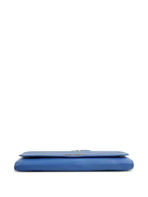 Miu Miu Chain-link Clutch Bag - Blue