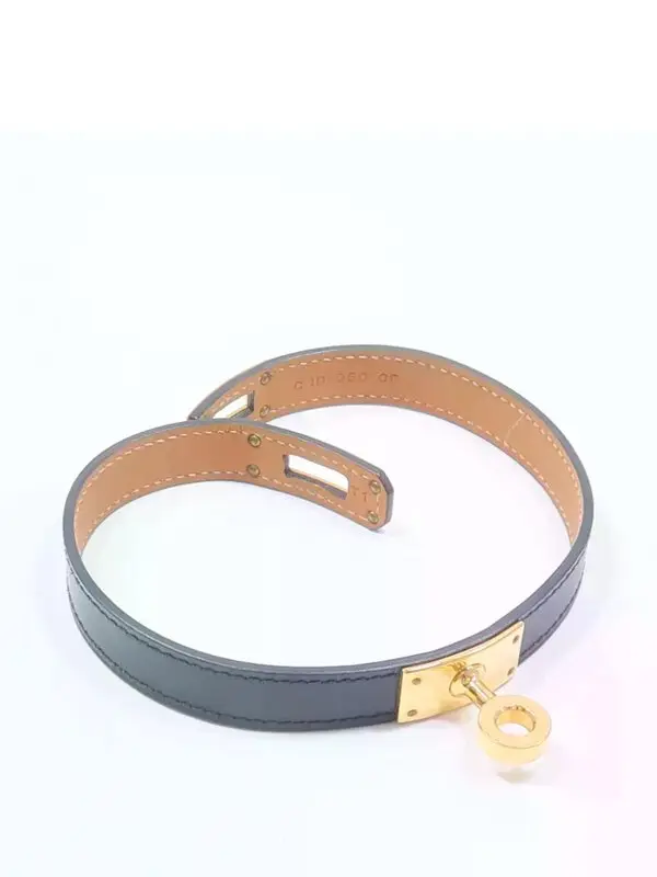Hermès 2018 Kelly Double Tour Leather Bracelet
