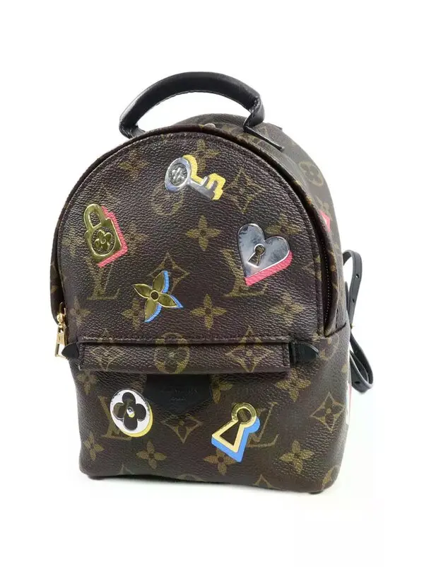 LOUIS VUITTON Mini Palm Springs Love Lock Backpack