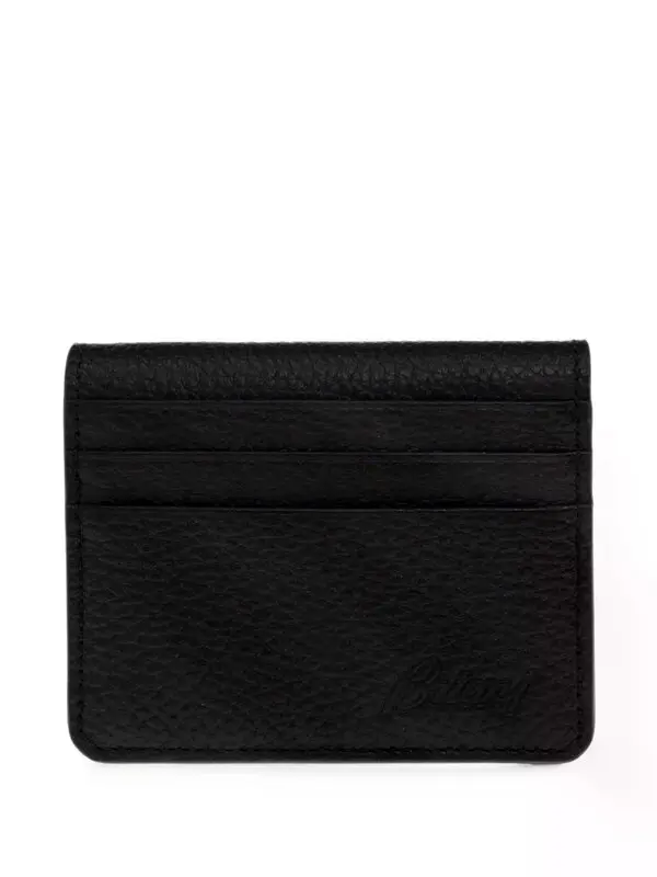 Brioni Grained Leather Card Holder