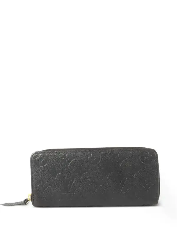 LOUIS VUITTON Empreinte Monogram Long Wallet - Black